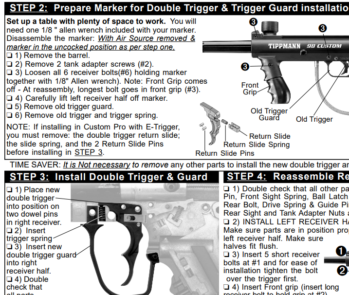 Tippmann Diagrams & Manuals | TippmannParts